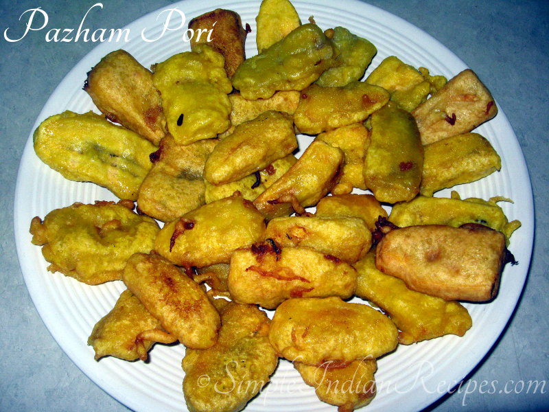 Pazham Pori Banana Fritters Simple Indian Recipes 3161